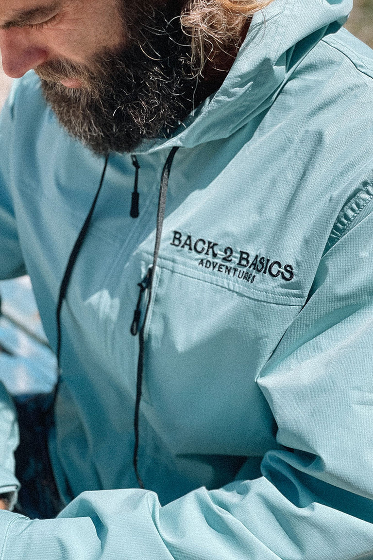 B2B Waterproof Raincoat - Blue – B2B Adventures