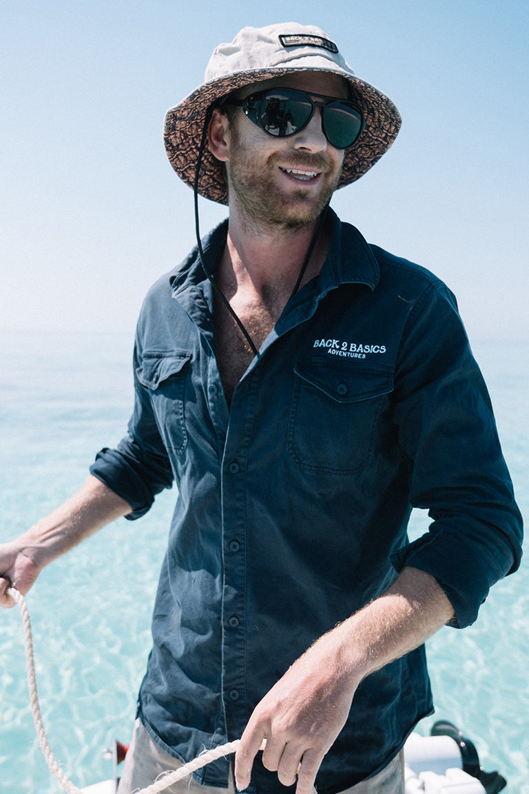 B2B Work Shirt - Navy – B2B Adventures